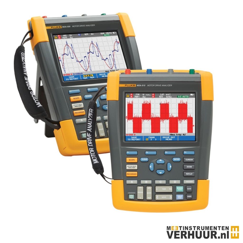 Fluke MDA-550 - Motor Drive Analyser - Meetinstrumenten-verhuur.nl